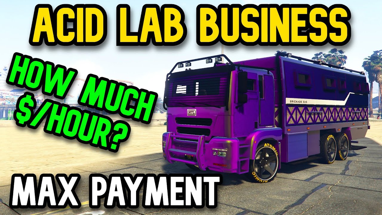 Gta 5 Acid Lab Passive income & Max Payout - YouTube