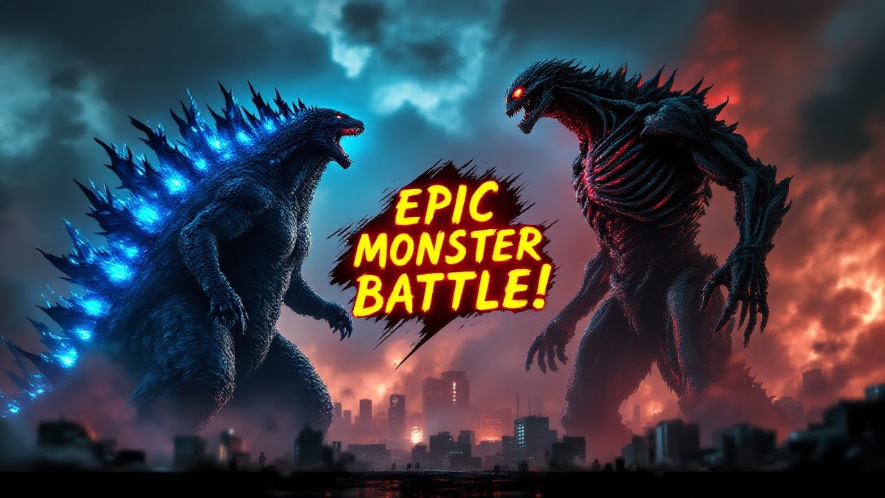 Godzilla vs The Colossal Skeleton Monster Epic Monster Showdown ...