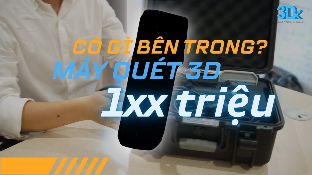 Mở hộp máy scan 3D màu bình dân 3DeVOK MT giá 1xx triệu - YouTube