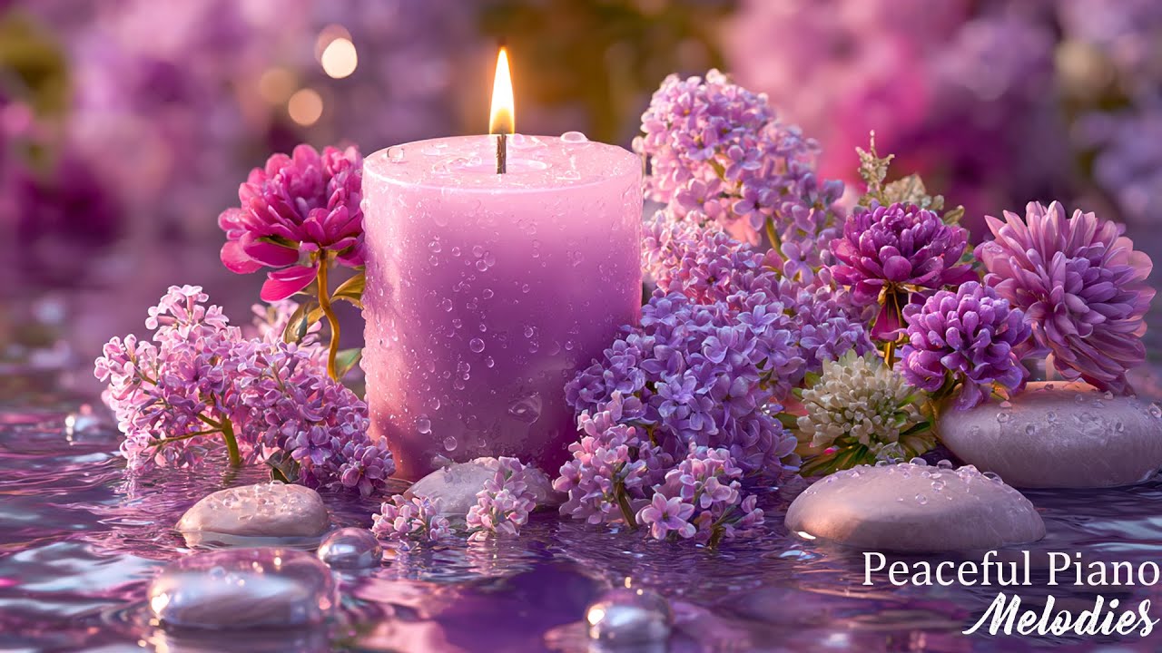 Spa Piano Music & Water Ambience | Calm, Relaxing Sounds for Stress ...