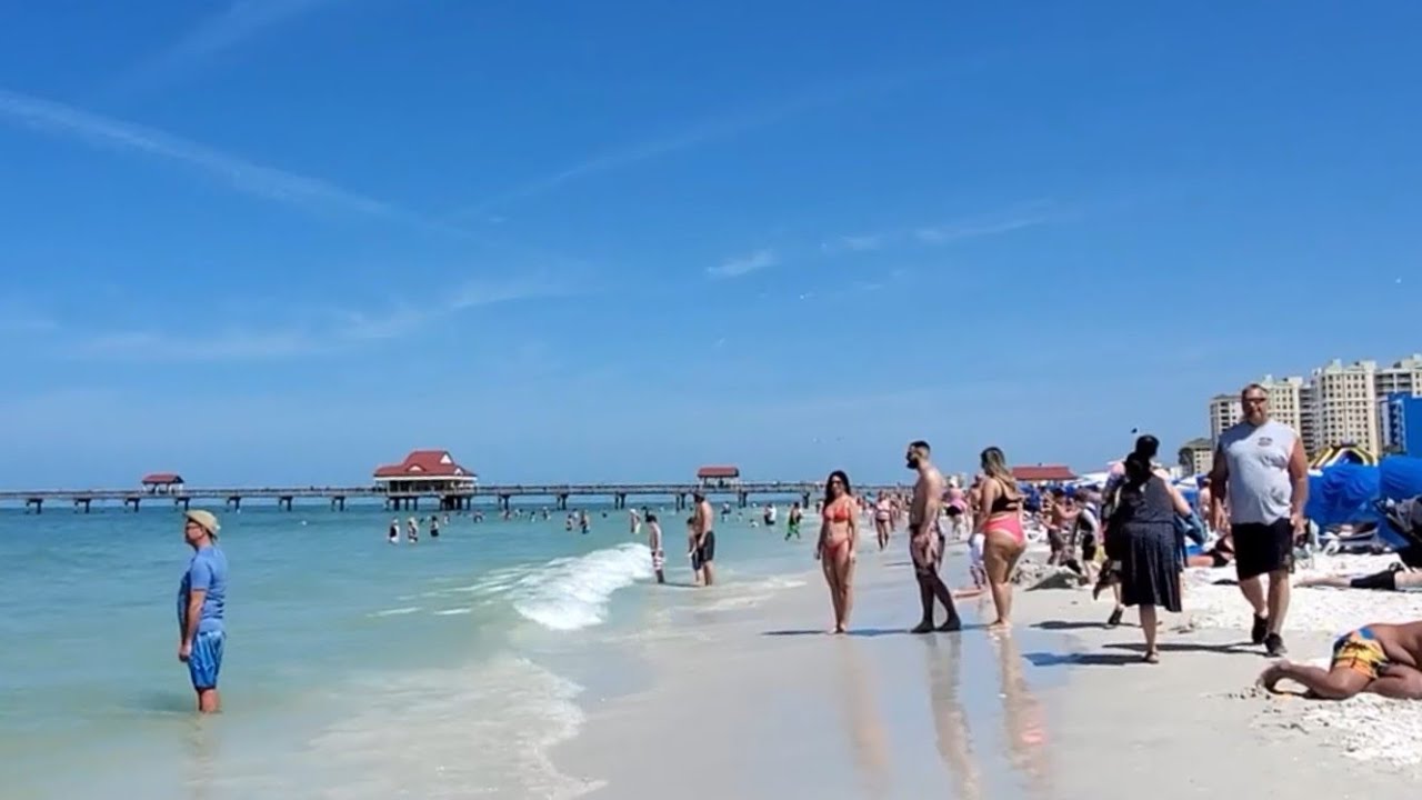 Clearwater Beach Walk! / Spring Break 2022! - YouTube