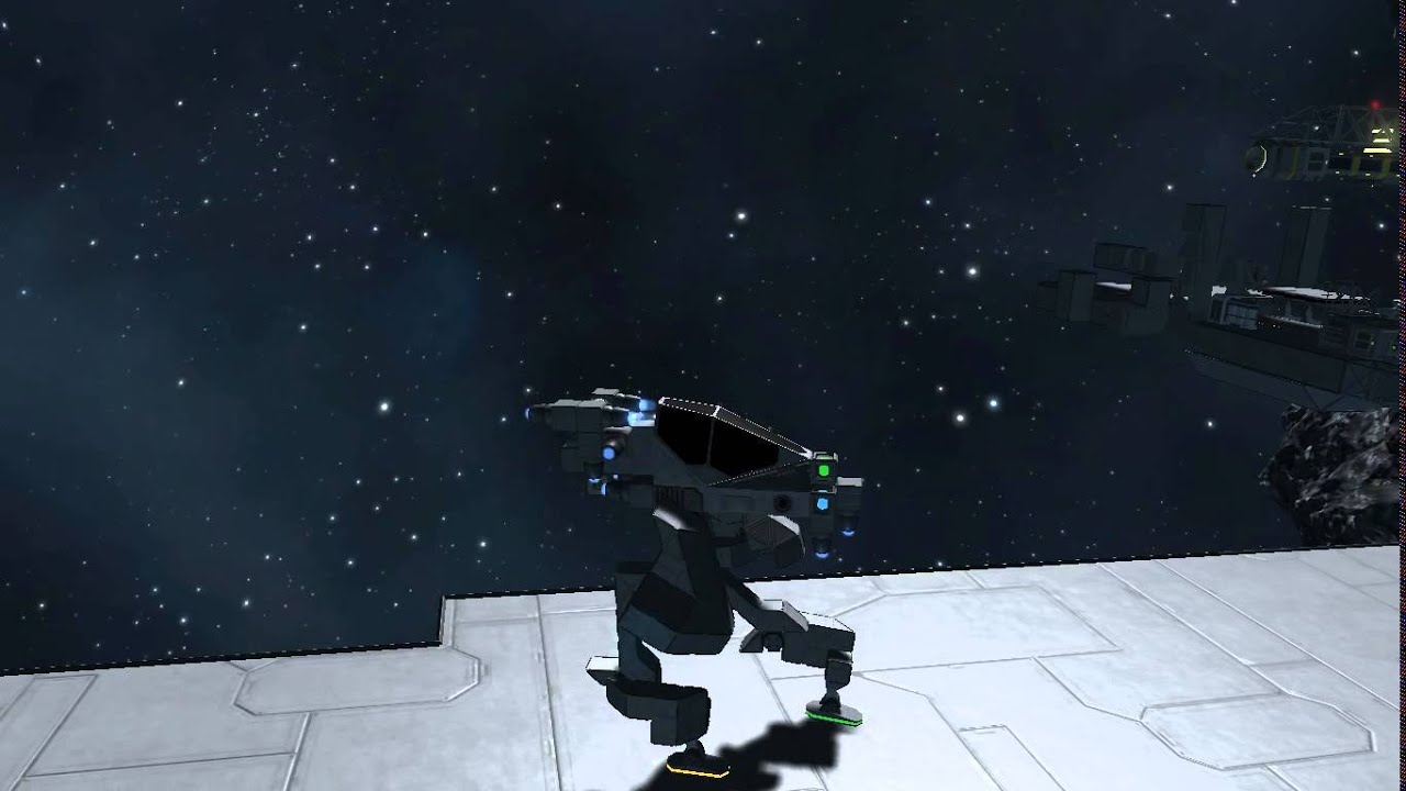 space engineers walker prototype - YouTube