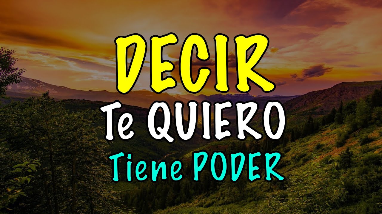 EL poder de Decir TE QUIERO | David Yujra - YouTube