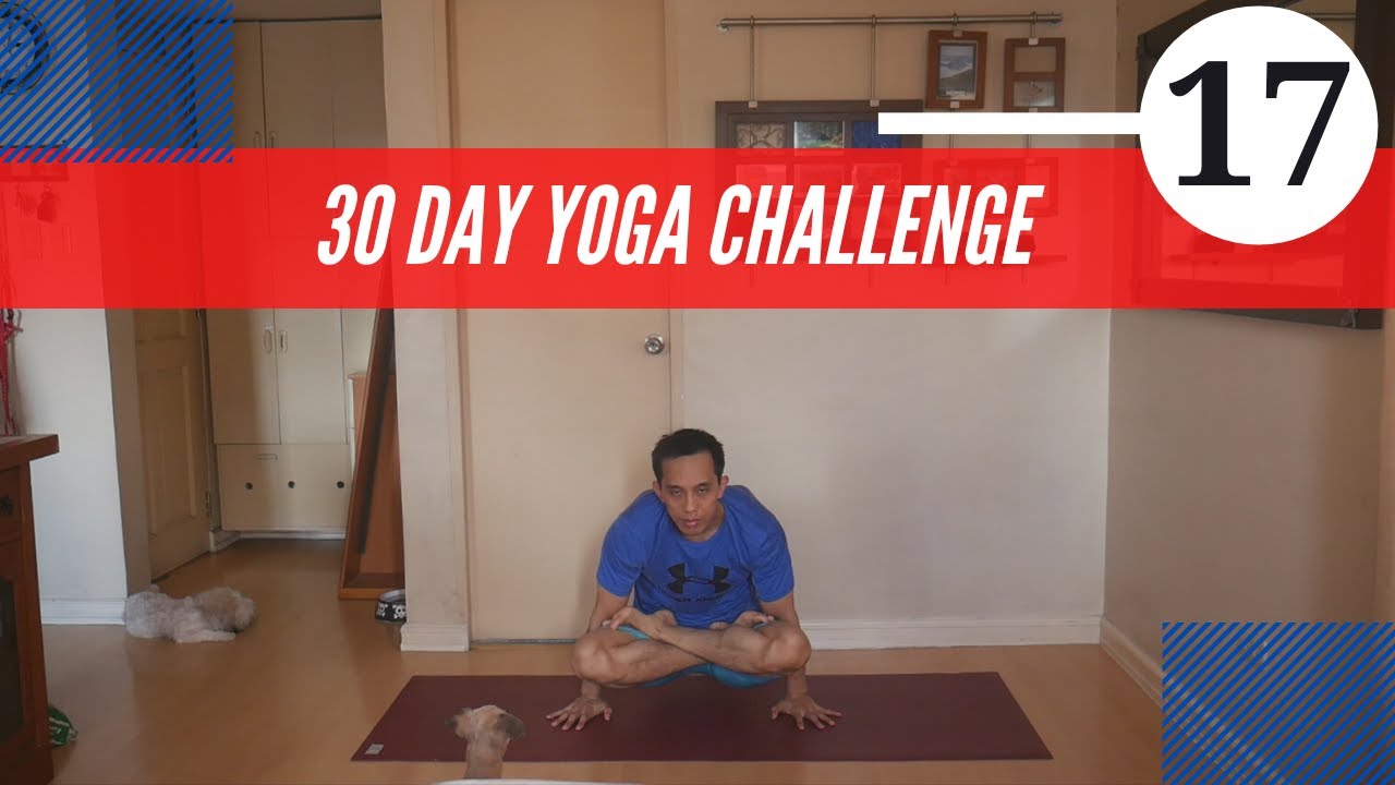 30 day yoga challenge day 17 arm balance - YouTube