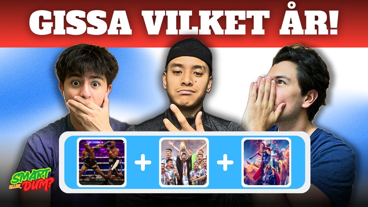 SMART ELLER DUM: GISSA ÅRET! - YouTube