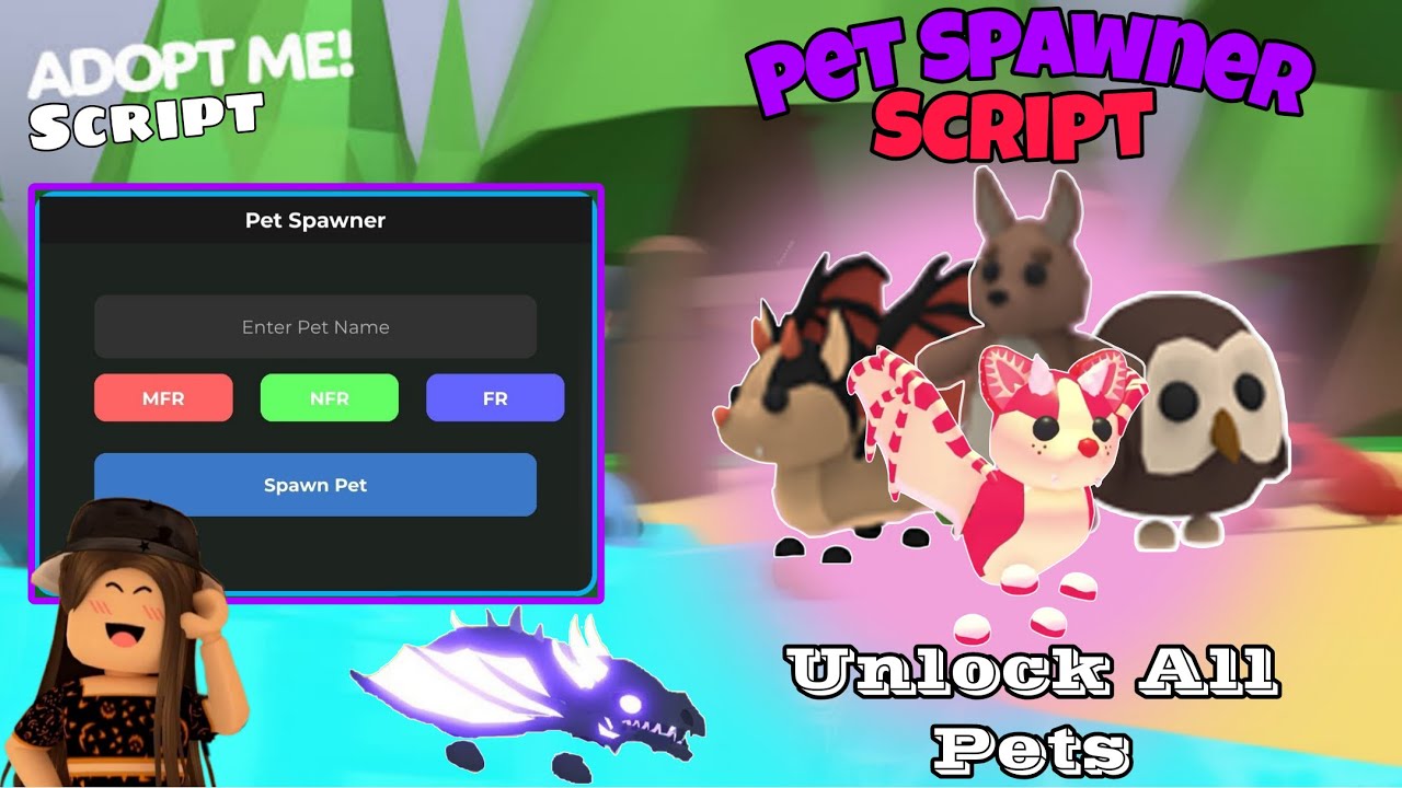 (FREE PETS) ADOPT ME PET SPAWNER SCRIPT! | TRADEABLE,EQUIP,NO VISUAL ...