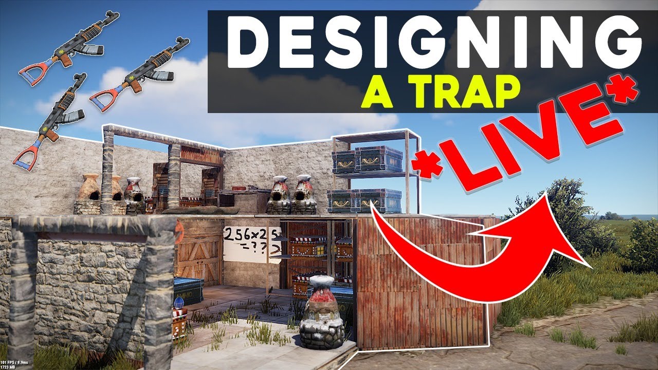Building A Player Framing Trap Base **LIVE** - YouTube