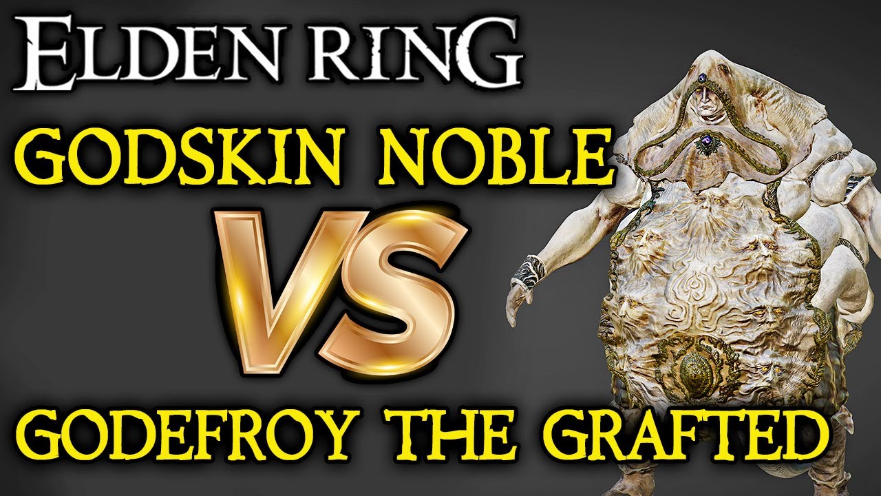 ELDEN RING BOSS VS. BOSS: Godskin Noble VS. Godefroy the Grafted! - YouTube