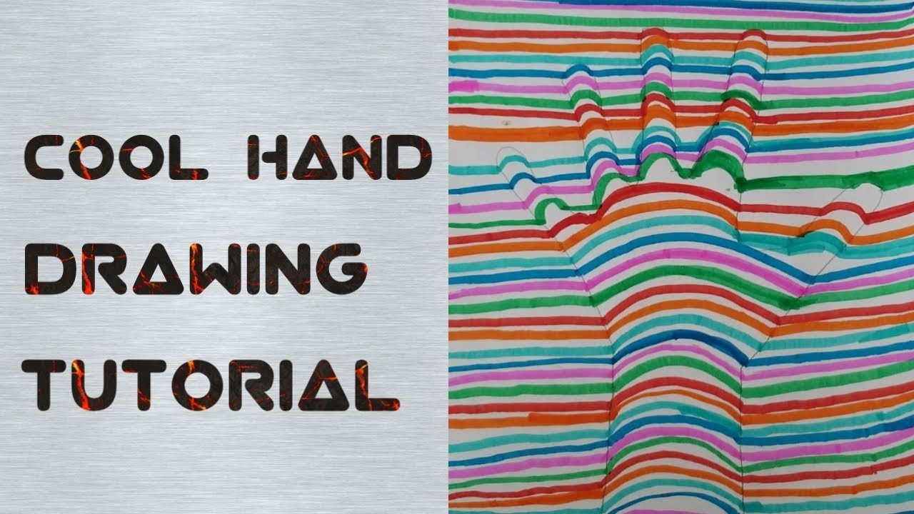 Cool Hand Drawing Tutorial - YouTube