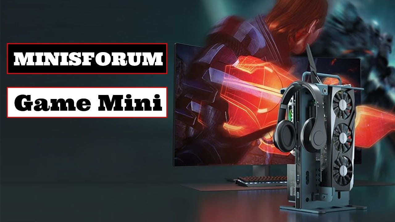MINISFORUM GameMini Open Air Gaming PC Computer - AMD With Ryzen 5 ...