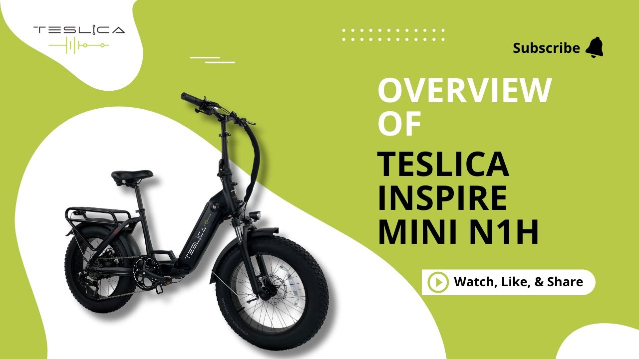 Teslica Inspire Mini N1H - Fat Tire eBike Review - YouTube