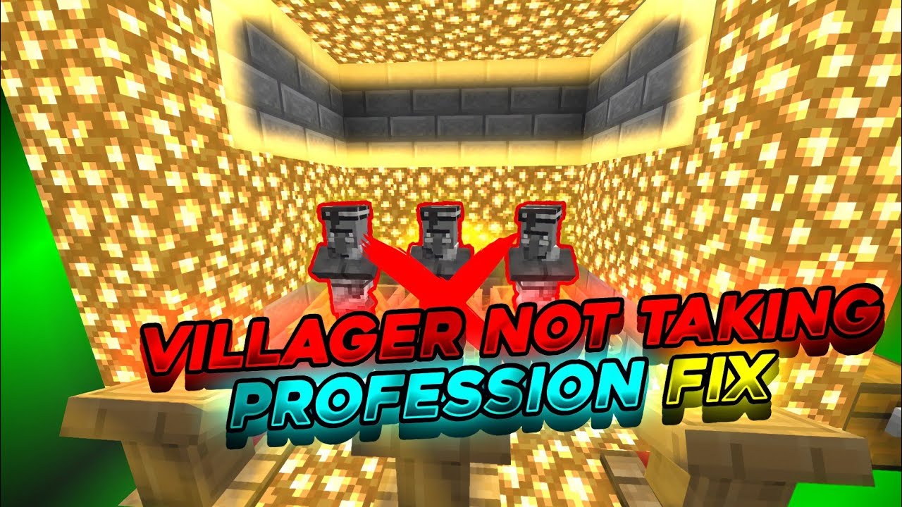 How To Fix If Villager Does Not Take Profession In Minecraft (Minecraft ...