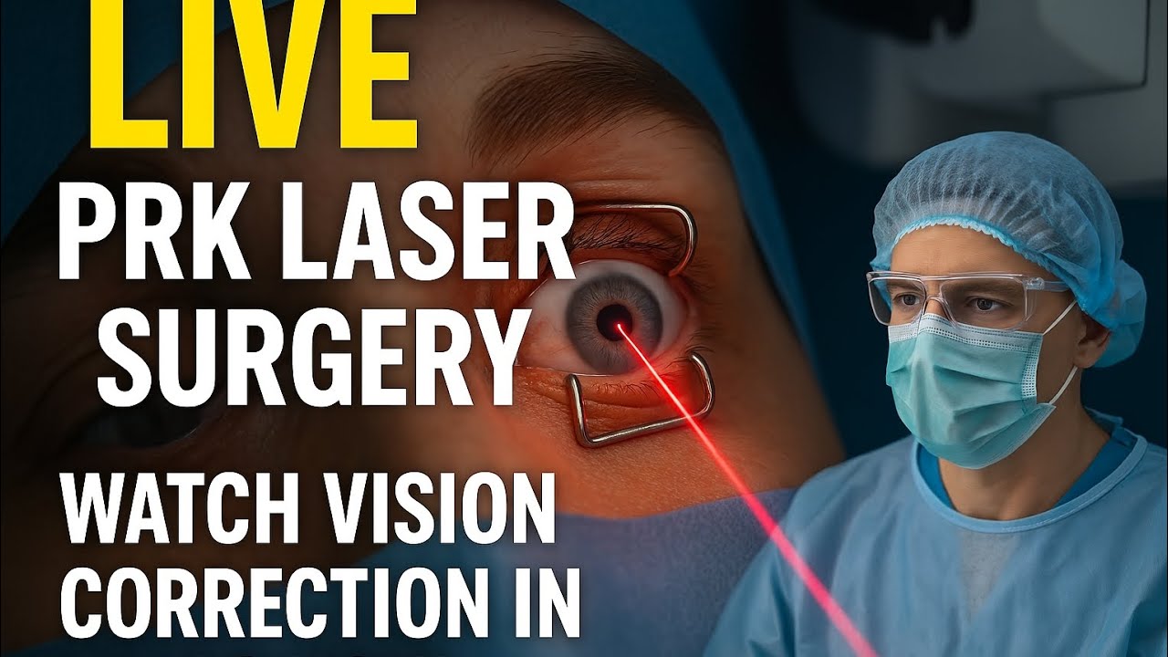 PRK Laser (Photorefractive Keratectomy) surgery video:# ...