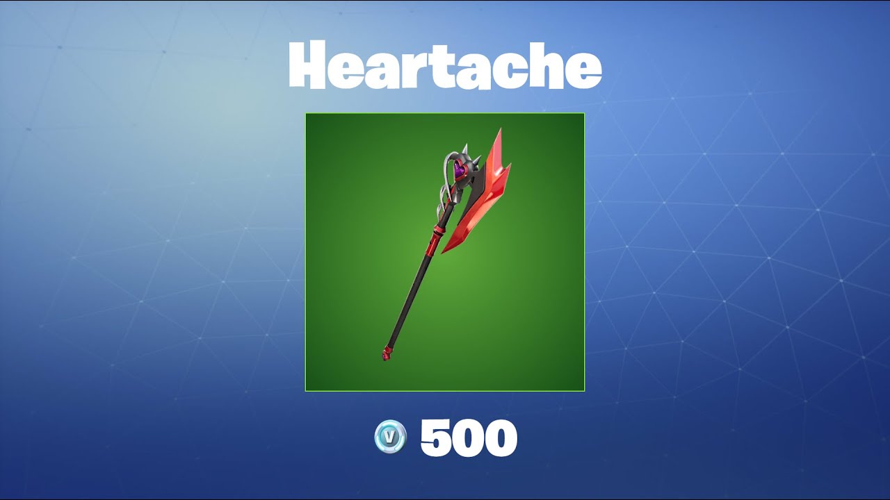 Heartache | Fortnite Pickaxe - YouTube