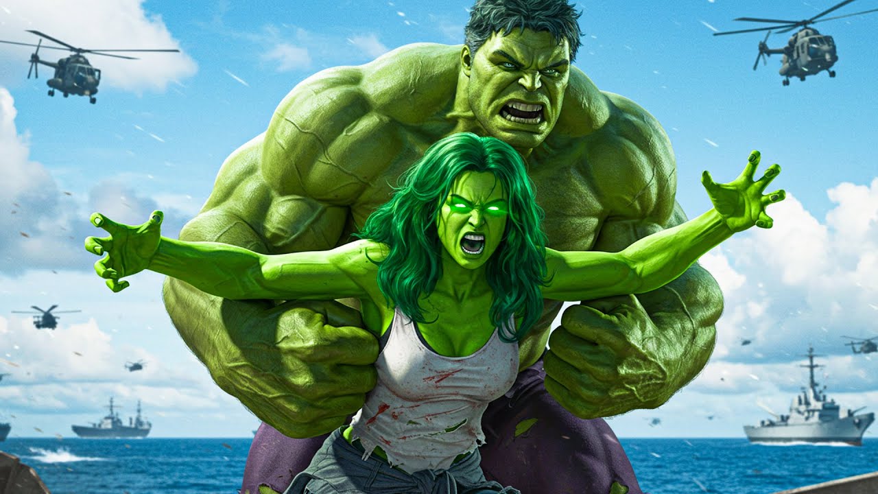 HULK RESCUES SHE-HULK 💥 Joker’s Mind Control & Citywide Bomb Trap ...