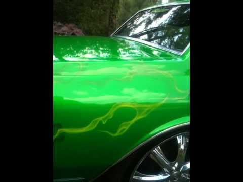 Kandy Lime Green Box Chevy On 24'z - YouTube