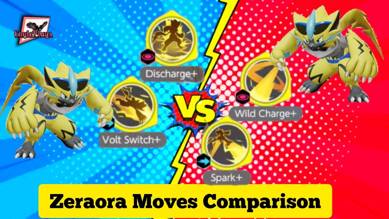 Zeraora Moves Comparison ⚡😺 - YouTube