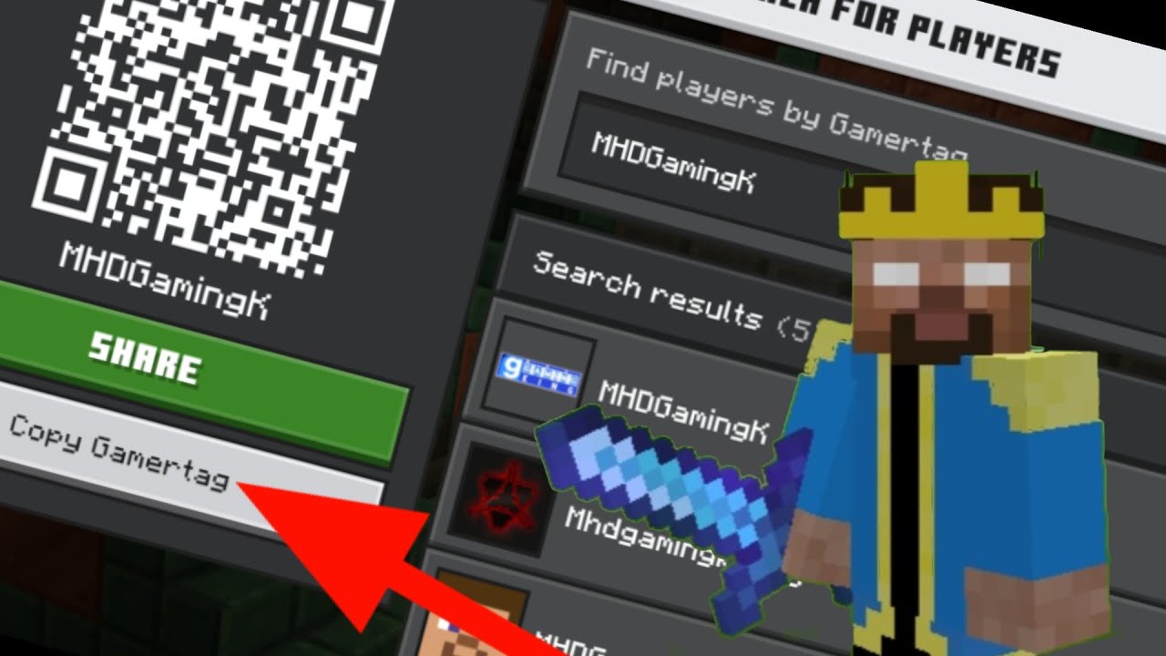 How to Easily Copy Your Gamertag in Minecraft Pocket Edition - YouTube