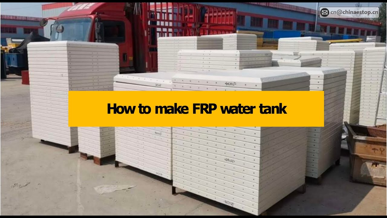 How to make FRP water tank- www.cnhbwatertank.cn - YouTube