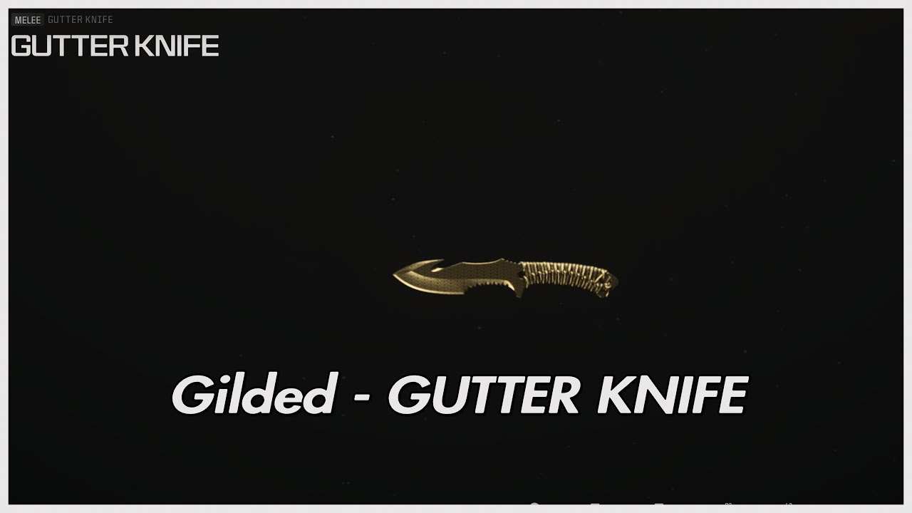 Melee Weapons Are So Fun! Camo Grind: Gilded - GUTTER KNIFE! CoD MWIII ...