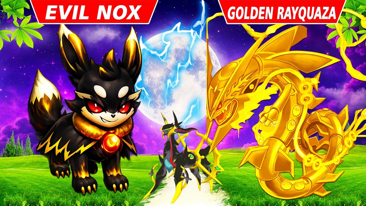 OMG! ULTIMATE GOLDEN RAYQUAZA AND EVIL NOX in PALWORLD ! Palworld New ...