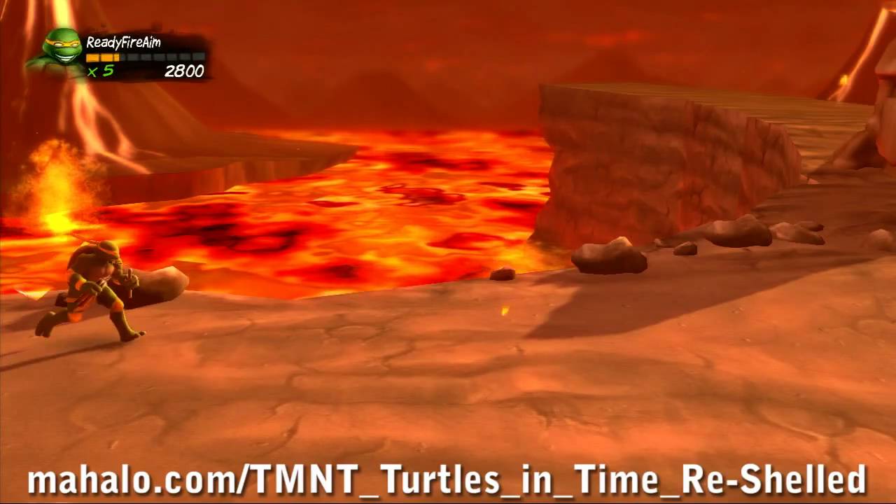 TMNT: Turtles in Time Re-Shelled Walkthrough - Scene 4: Prehistoric ...