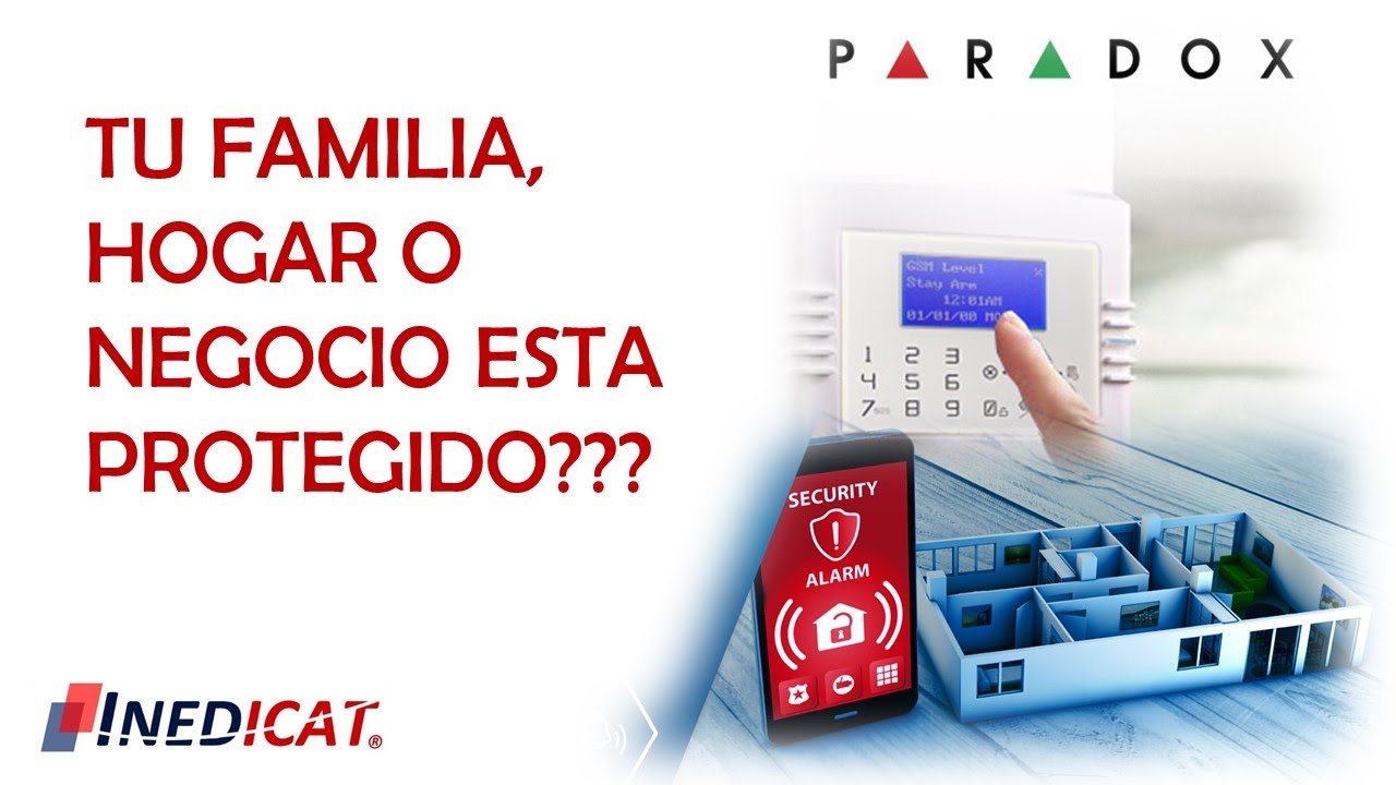 Sistemas de Alarmas contra Intrusión Paradox para estar protegido - YouTube