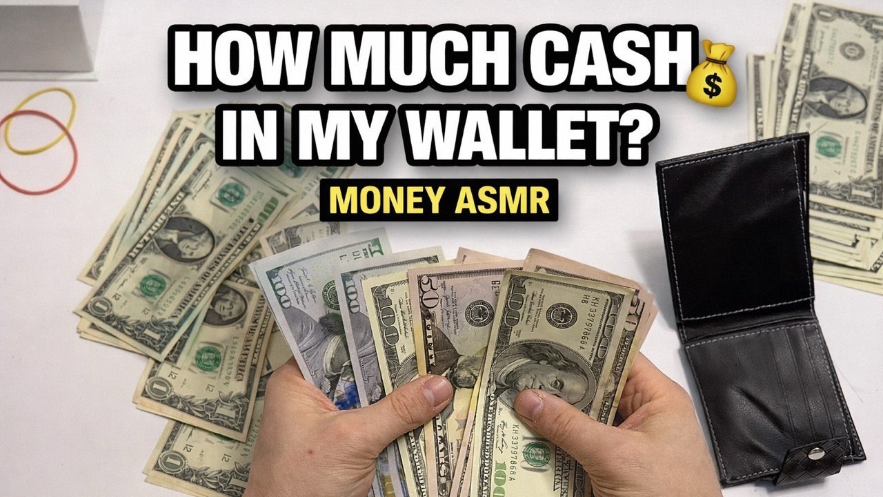 I COUNT ALL MONEY IN MY WALLET 💵 (ASMR) - YouTube