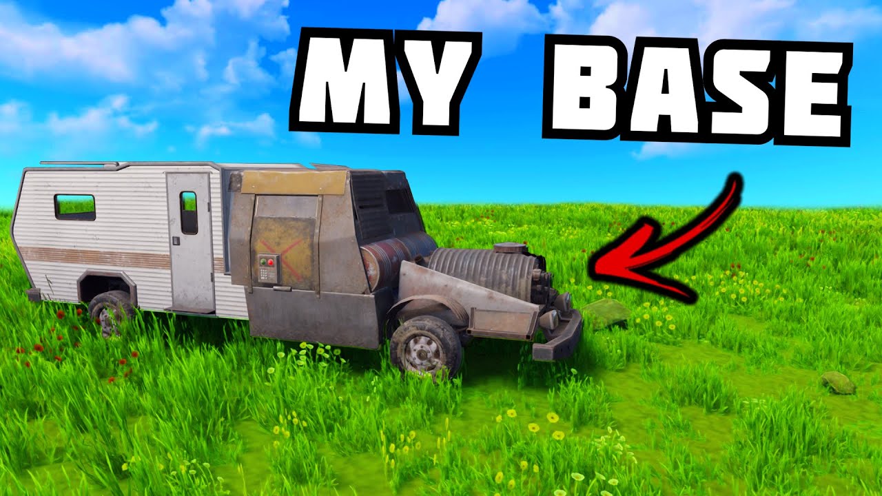 We lived in a CAMPER | Rust - YouTube