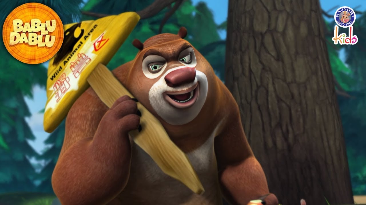 Bablu Dablu Hindi Cartoon Big Magic | Bhalu Ne Kiya Road Signal Prank ...