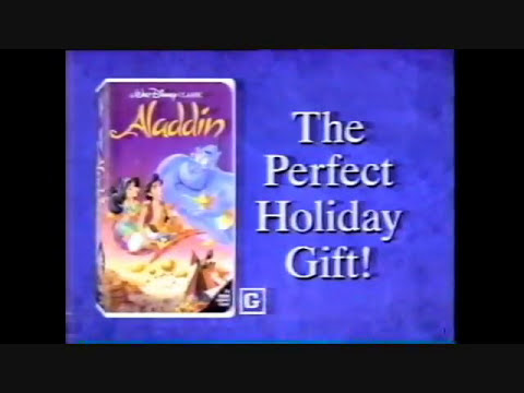 Disney's Aladdin VHS Ad #2 (1993) (windowboxed) - YouTube
