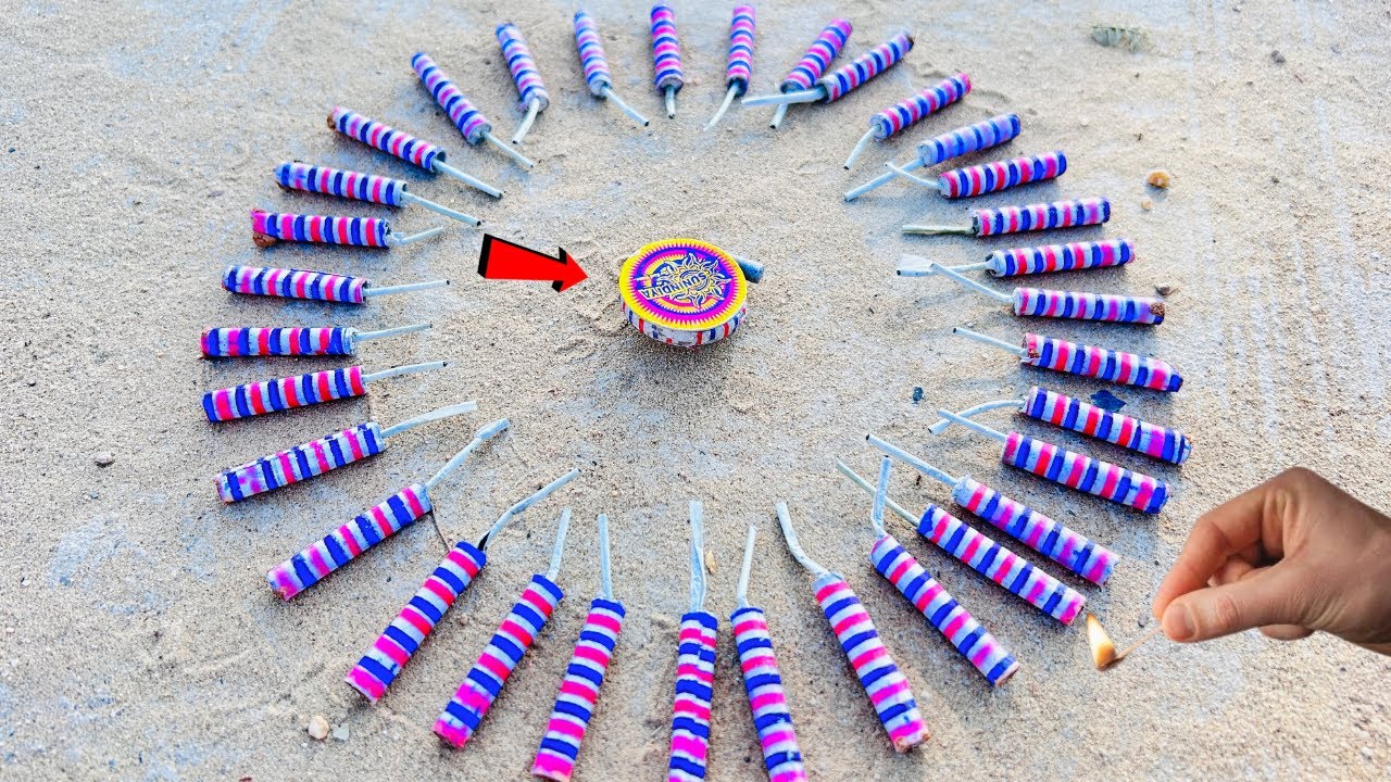 Diwali Bijali Crackers Circle In Chakari Amazing Experiment 😱 | Top ...