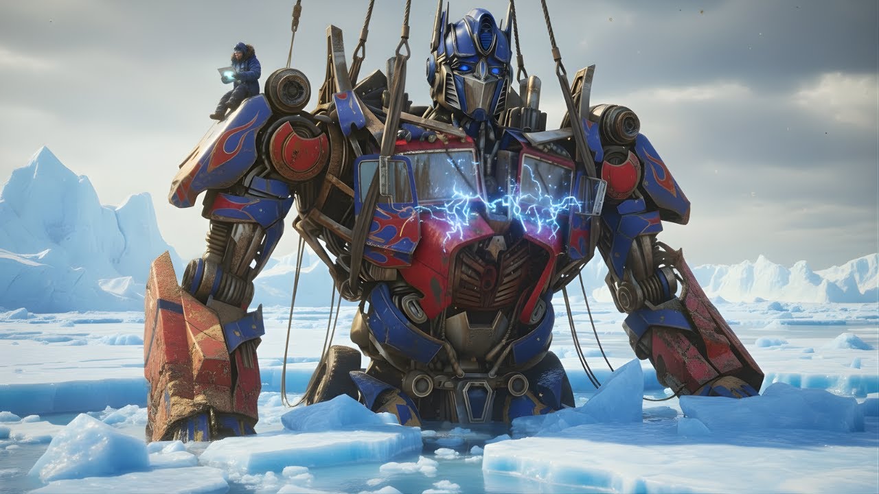 Giant Optimus Prime Found Frozen Beneath Arctic Ice | The Ultimate ASMR ...