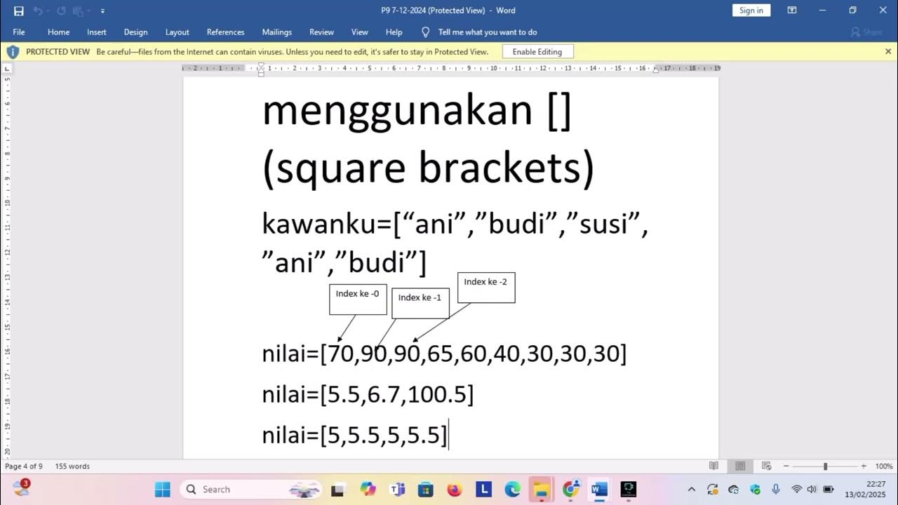 TIPE DATA DI PYTHON - YouTube