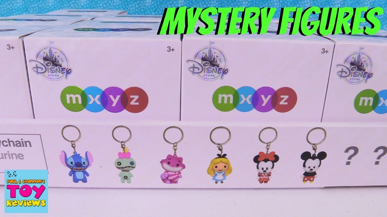 Disney Store MXYZ Mystery Keychain Blind Box Opening Toy Review ...