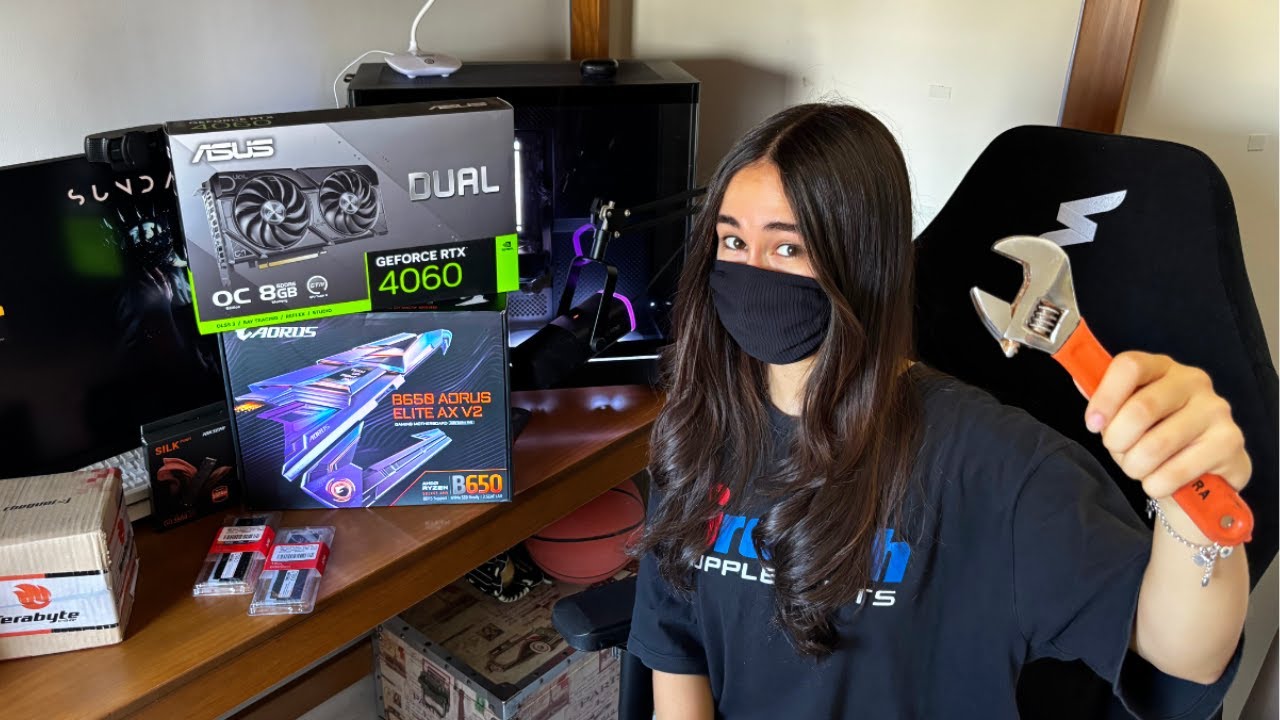 7 horas MONTANDO meu PC AM5 KKKKK (tava com medo de errar) - YouTube