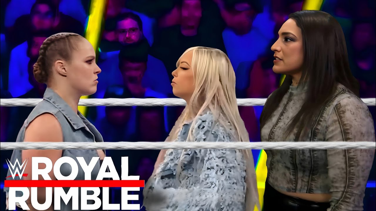 Ronda Rousey vs. Liv Morgan & Raquel Rodriguez - 2 On 1 Handicap Match ...