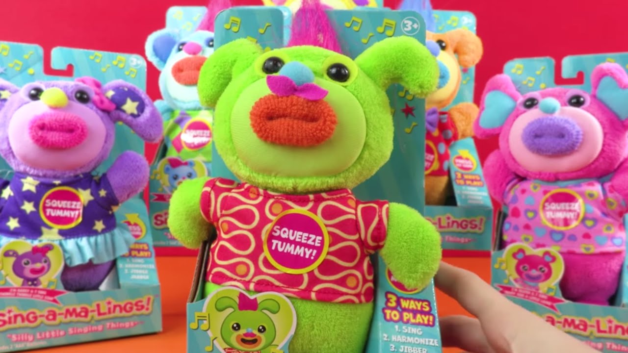Unboxing Sing-A-Ma-Lings Noodle Singing Toy Review Whole Collection ...