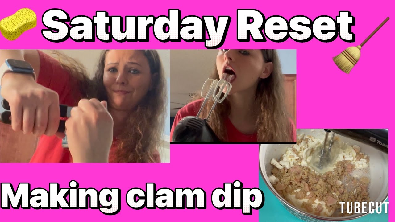 DAY IN MY LIFE AS A 23 year old —SATURDAY—Clean with me — Making Clam ...