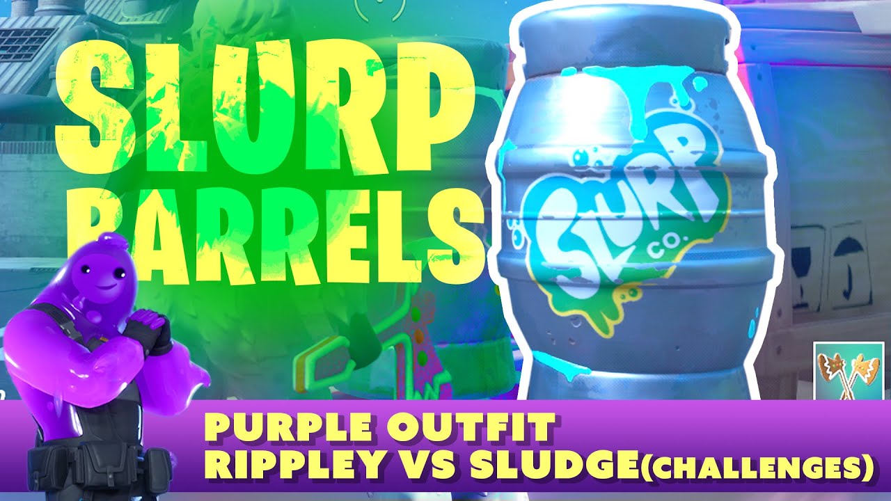 Destroy SLURP Barrels, SLURP Trucks or SLURP Silos (Fortnite Overtime 2 ...