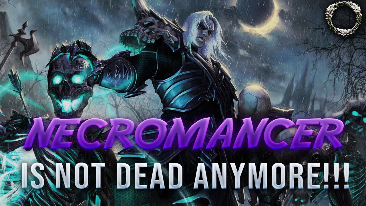 I Revive The DEAD Class 💀 NECROMANCER 1vX 2vX PvP Build Gameplay 💀 ESO ...