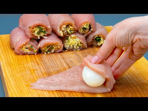 Simpler than you can imagine! A new method to make chicken rolls. You will be conquered!