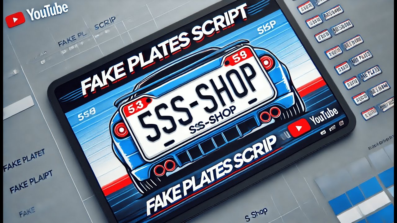 Fivem Fake Plate script [ESX] - YouTube