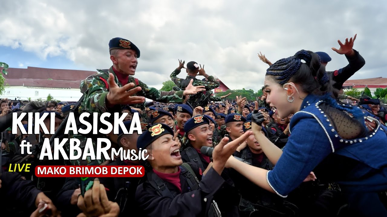 PASUKAN HEBOH!! Rungkad - Kiki Asiska ft Akbar HUT 78 BRIMOB - YouTube
