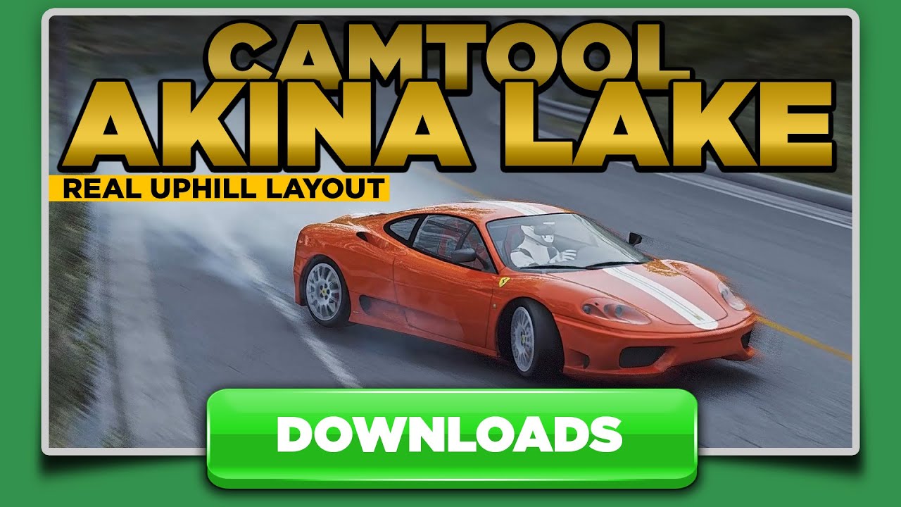 Camtool for Akina Lake (Real Uphill layout) - YouTube
