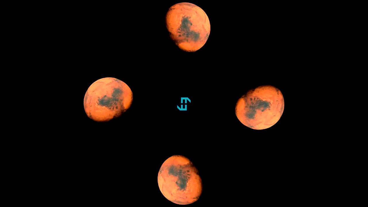 Planet Mars Rotation HD Hologram Display - YouTube