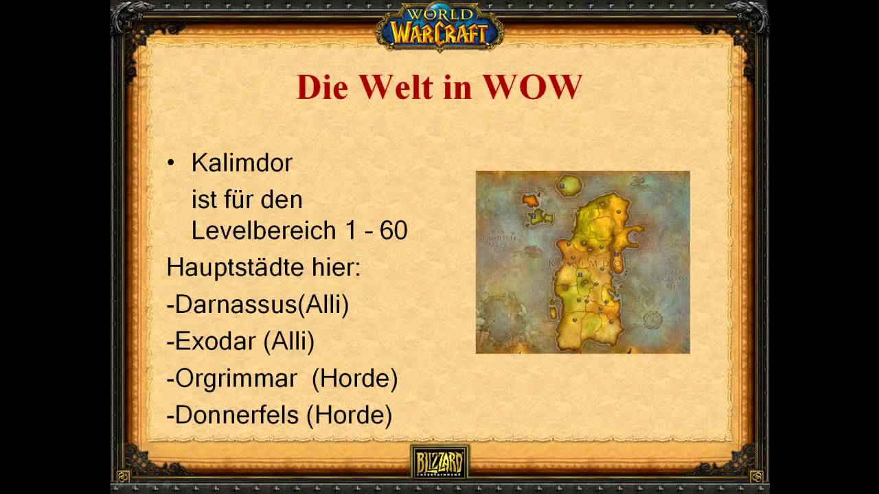World of Warcraft PowerPoint Präsentation - YouTube
