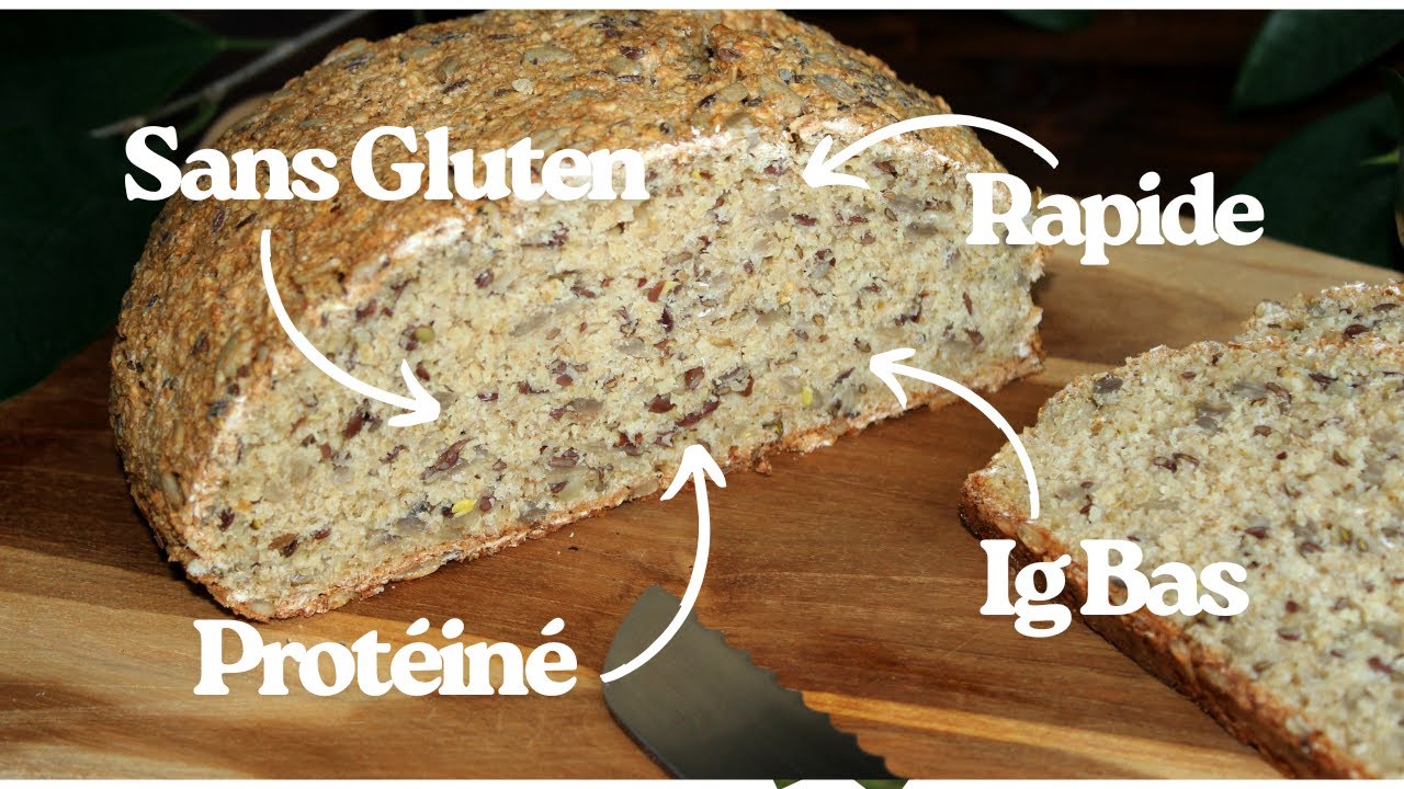 Pain Protéiné à l’Avoine et aux Graines (IG Bas, Sans Gluten) – Recette ...