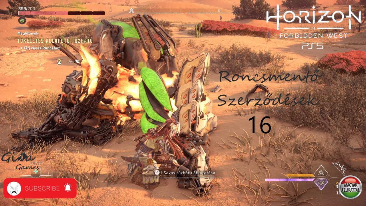 Horizon Forbidden West-Roncsmentő🛠-Tökéletes Állapotú Tűzhátú-Pristine ...