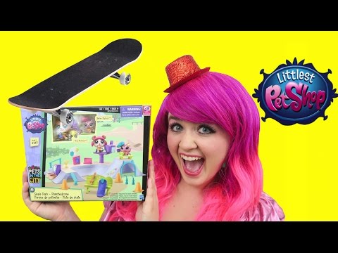 Littlest Pet Shop Skate Park LPS Pets In The City | TOY REVIEW | KiMMi THE CLOWN